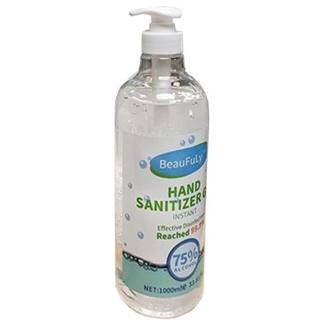 33.8oz Hand Sanitizer Gel Pump Style Bottle 75 Ethanol