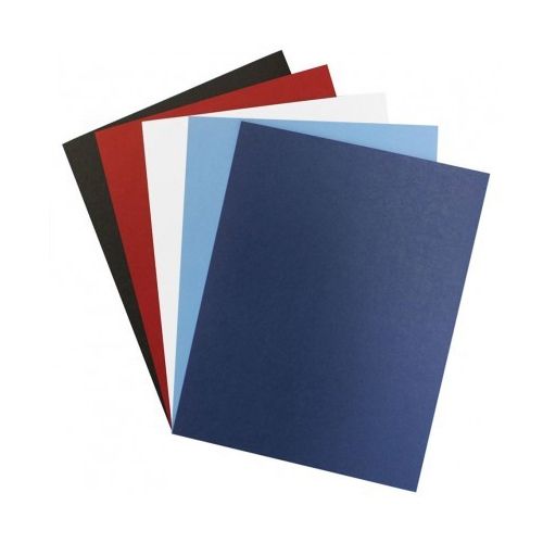 Buy Bold Blue Embossed Grain Paper Covers + Sturdy Grain Report Covers ...