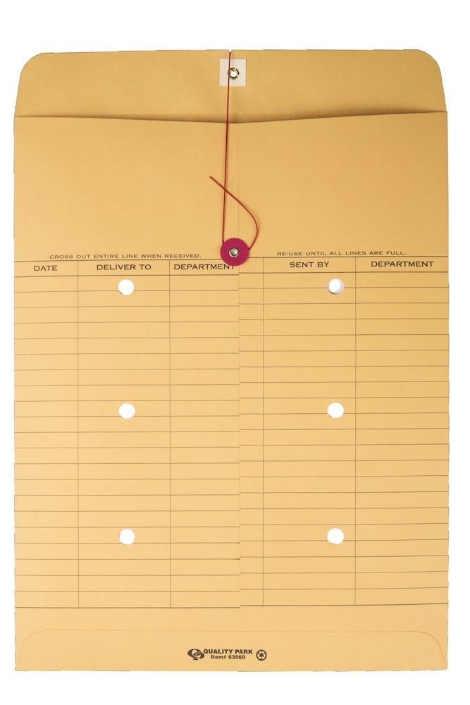 Quality Park® 10" x 13" Two-Sided Five-Column Format Inter-Departmental ...